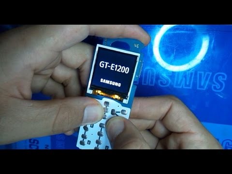 طريقة تغيير شاشة سامسونج samsung E1200 change lcd - YouTube