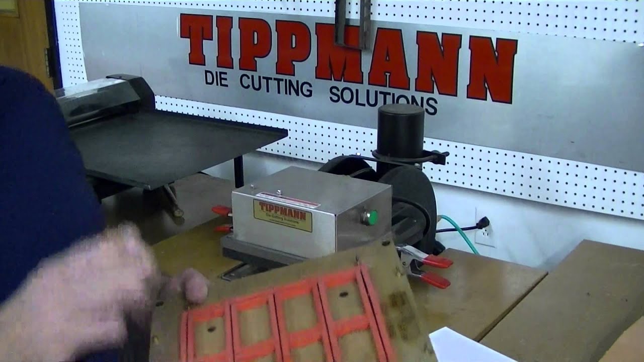 Tippmann Clicker die cutter machine. Tippmann industrial cutting press ...