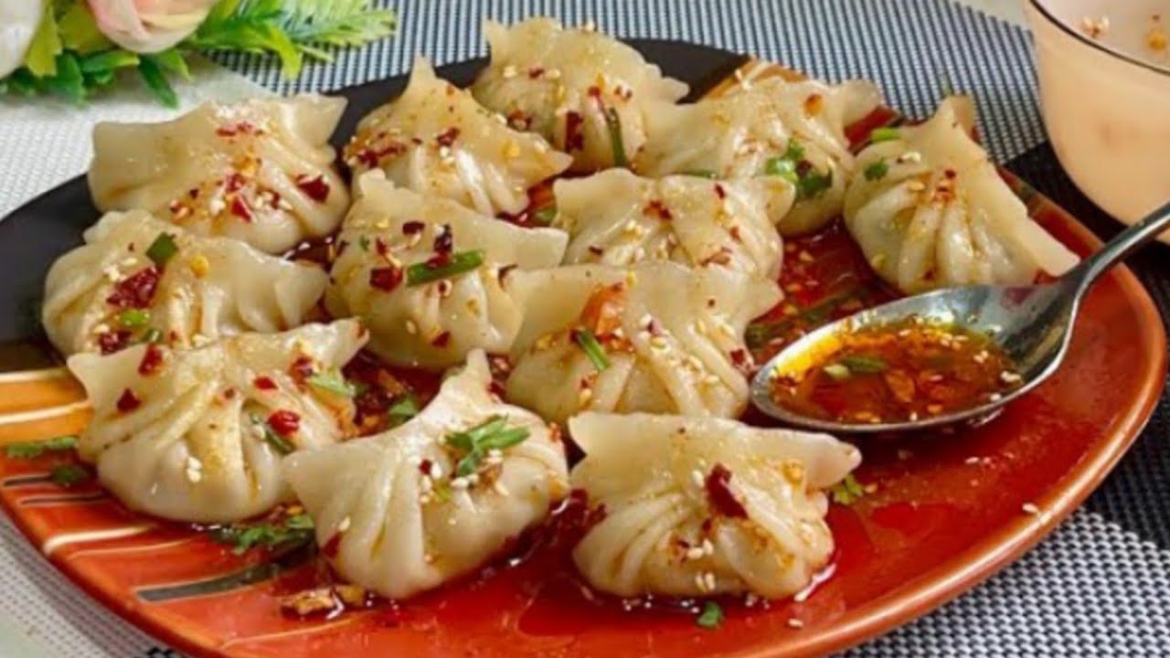 Spicy, Crunchy, Falvourful, Soft & Juicy Chicken Momo Recipe in Bangla ...