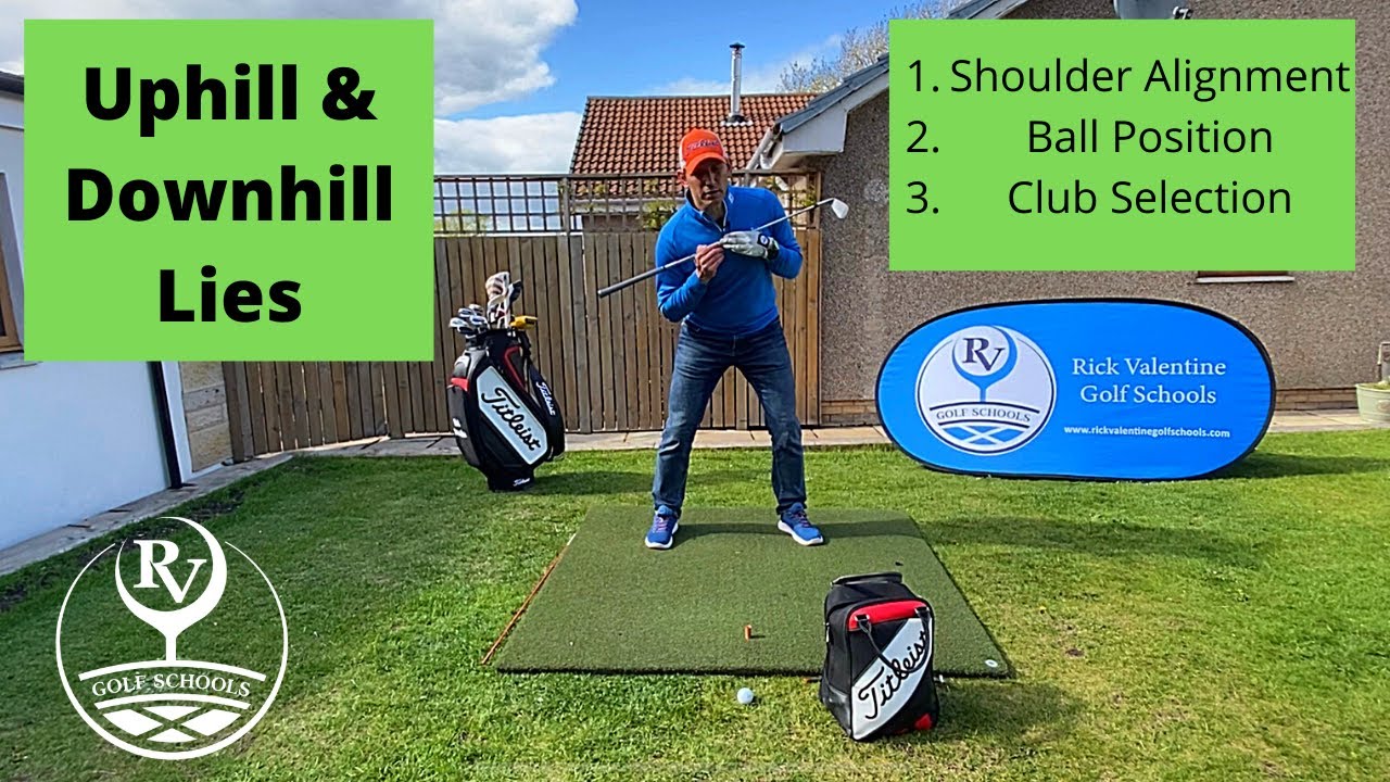 How to play great uphill and downhill shots - YouTube