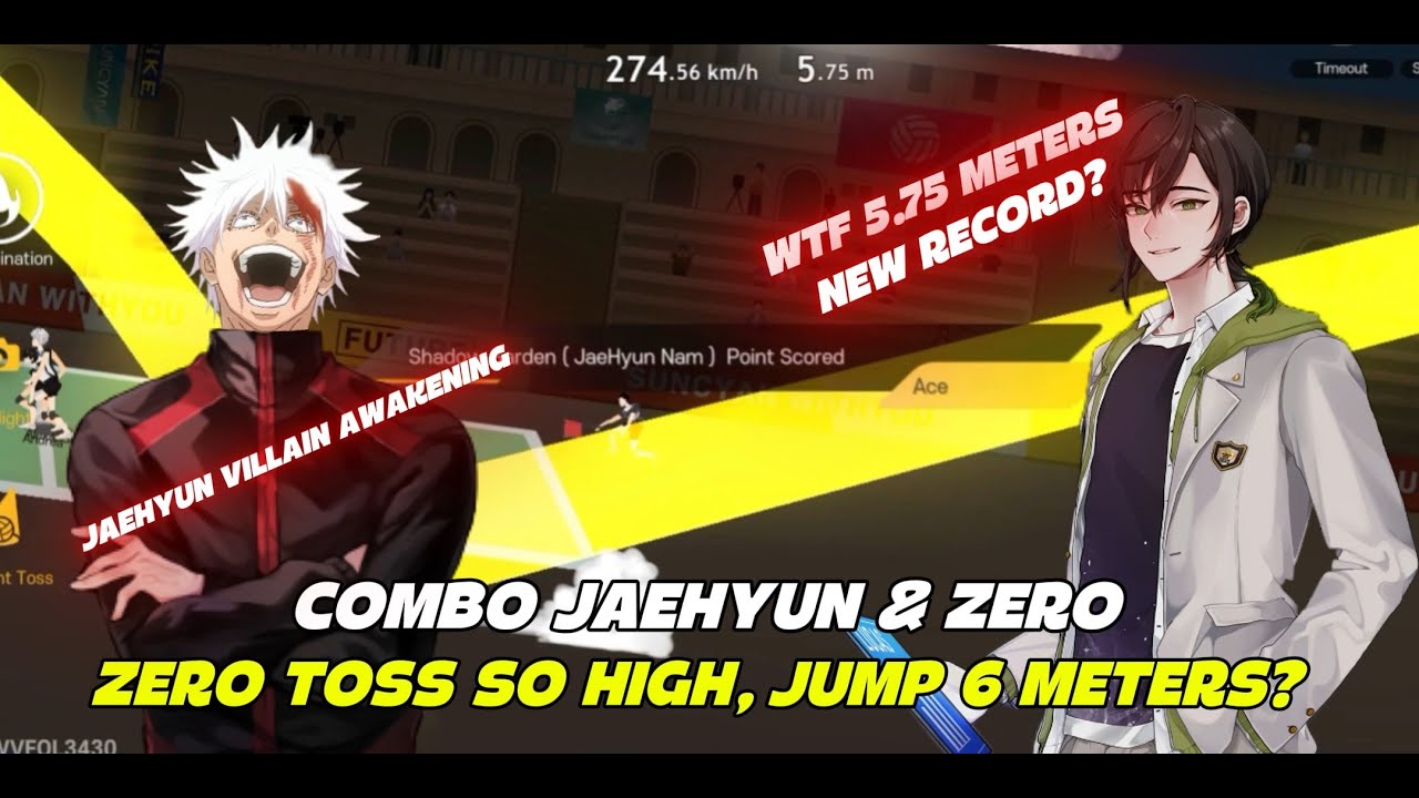Combo Jaehyun & Zero Best Setter, Her Toss So High, Jump Reach 5.75 ...