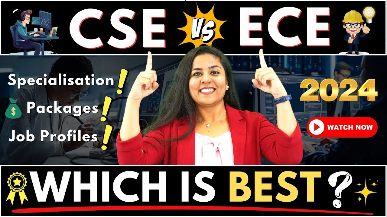 💥btech Cse Vs Ece In 2024🤩computer Science Or Electronics Engineering Btech2024 Cse Ece