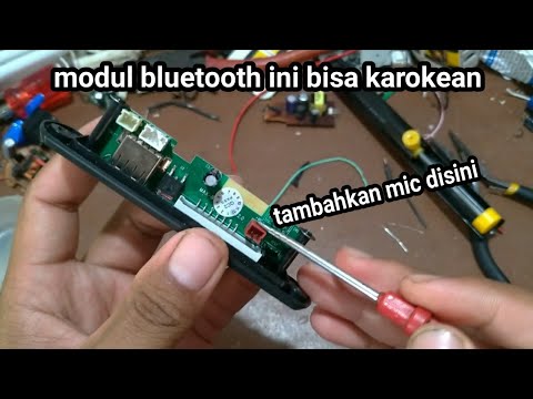 maksimalkan fungsi socket mic pada modul mp3 bluetooth - YouTube