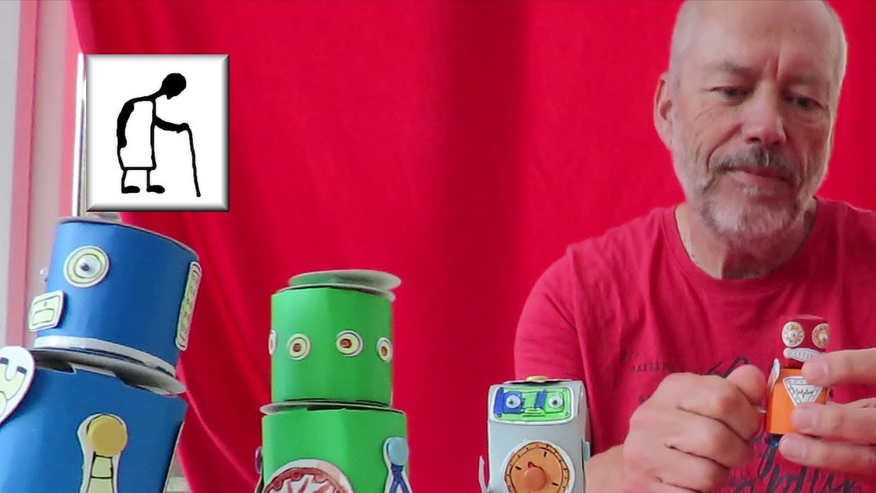 Make your own Wind Up Robots kit - YouTube