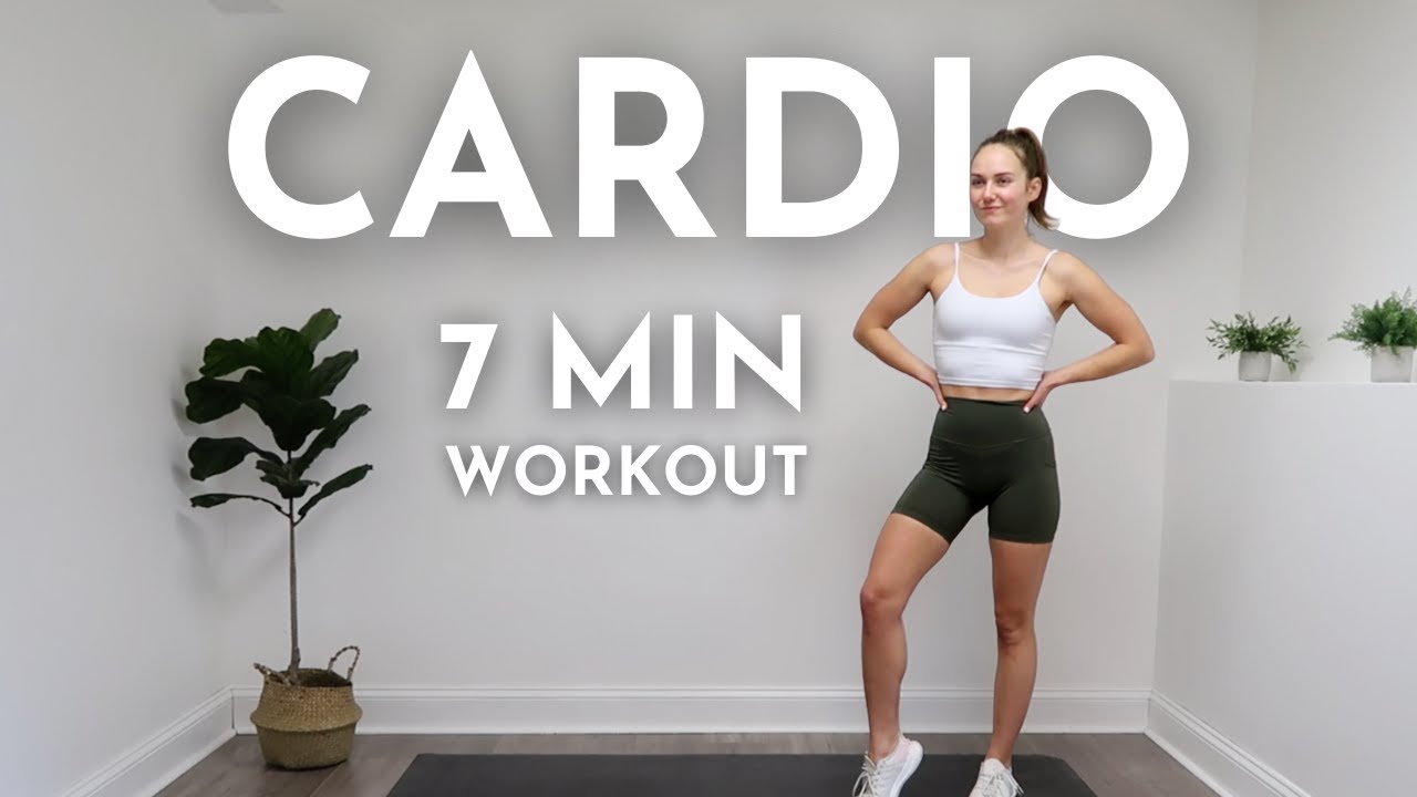 7 minute CARDIO BURNOUT | No Equipment Fat Burning Workout Routine ...