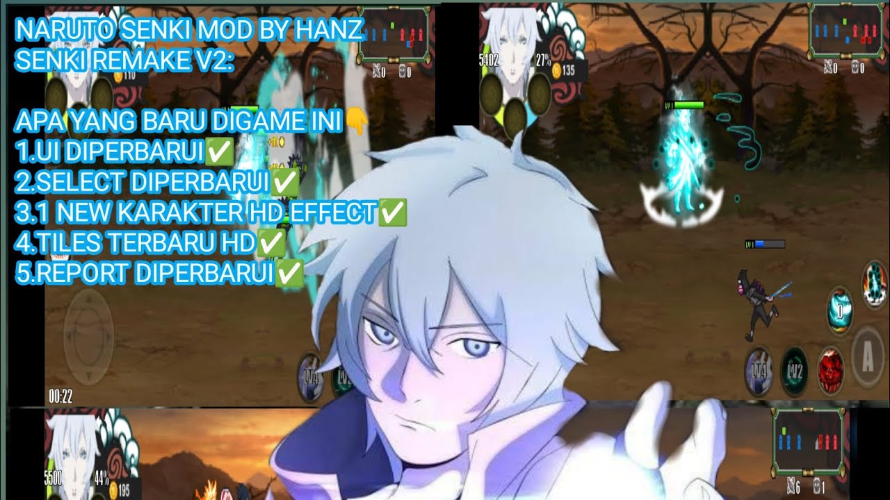 UPDATE!! New Naruto Senki By Hanz Mod Remake V2 | Super Hd Skills ...