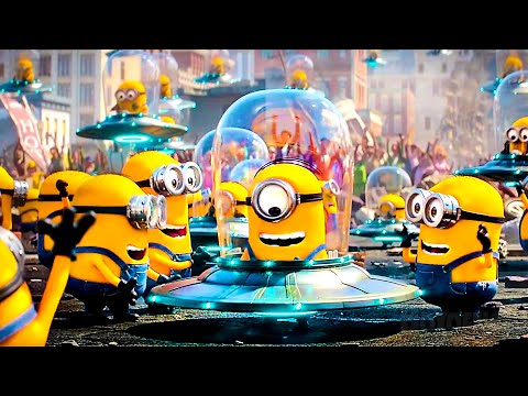 Minions save Earth with SPACESHIPS | Minions & Monsters | CLIP