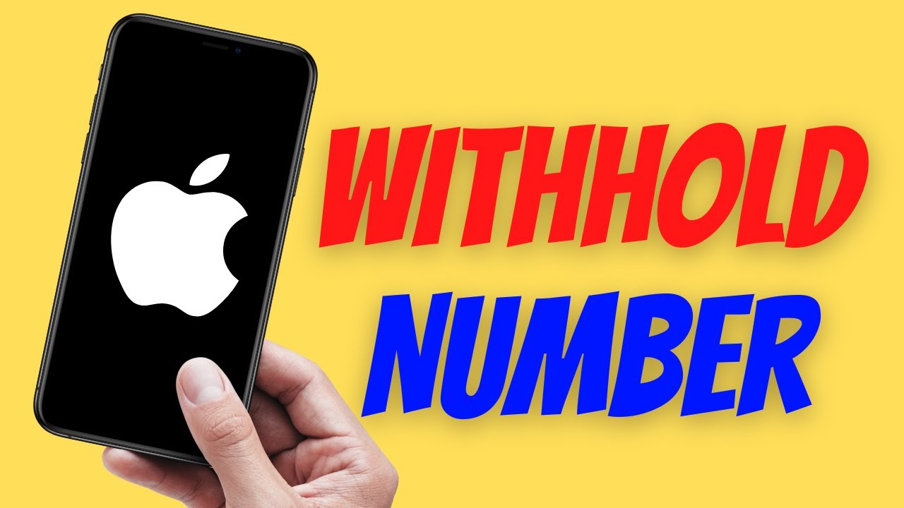 How to Withhold Number on iPhone - YouTube