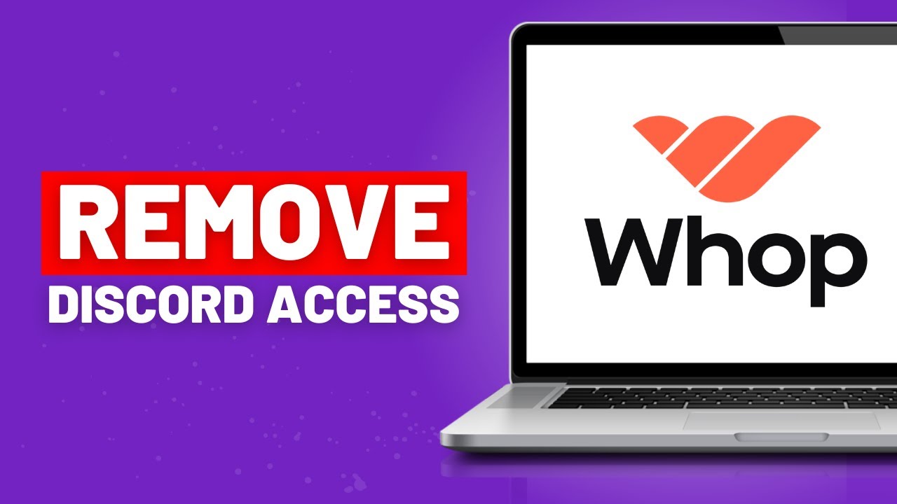 How to Remove Discord Access on Whop.com - YouTube