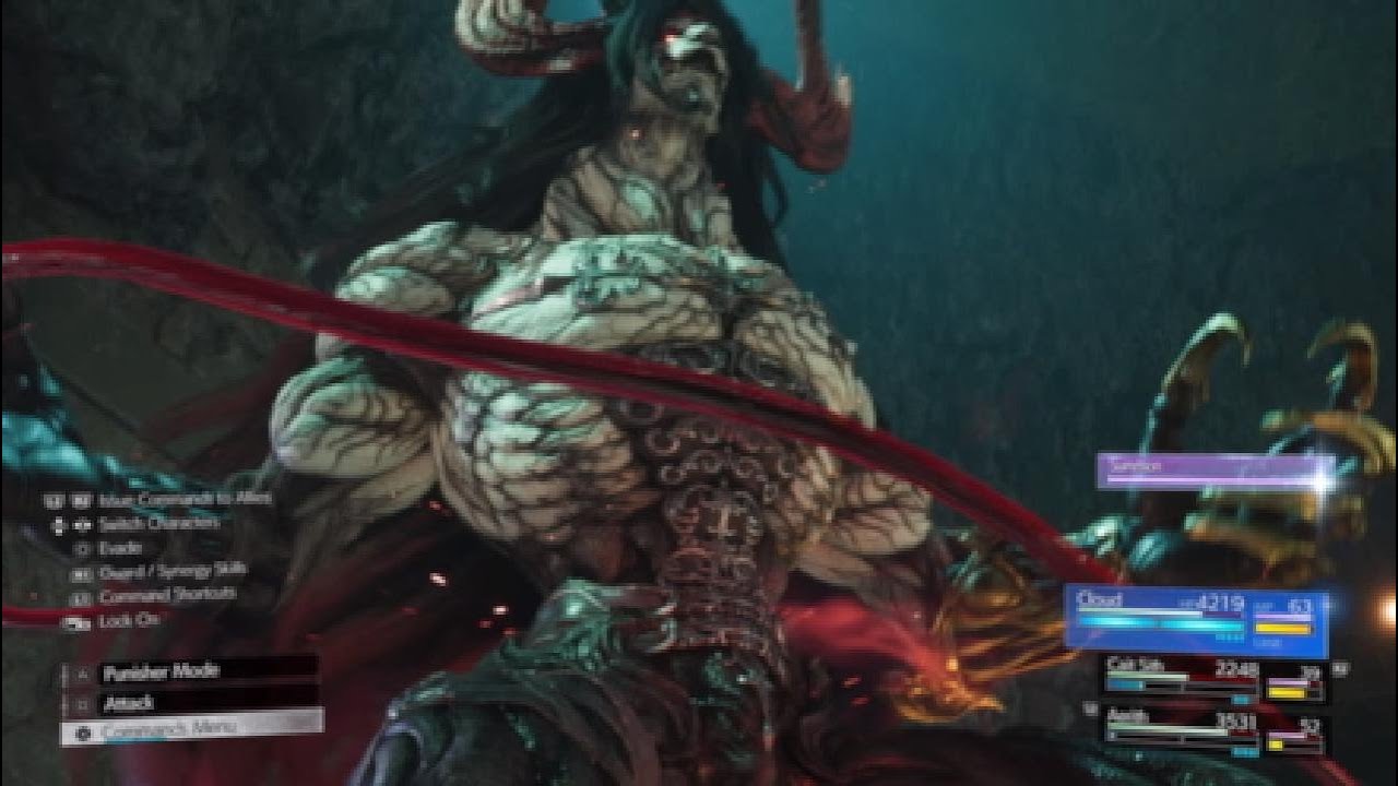 Final Fantasy 7 Rebirth - Vincent Valentine Boss Fight scene - YouTube