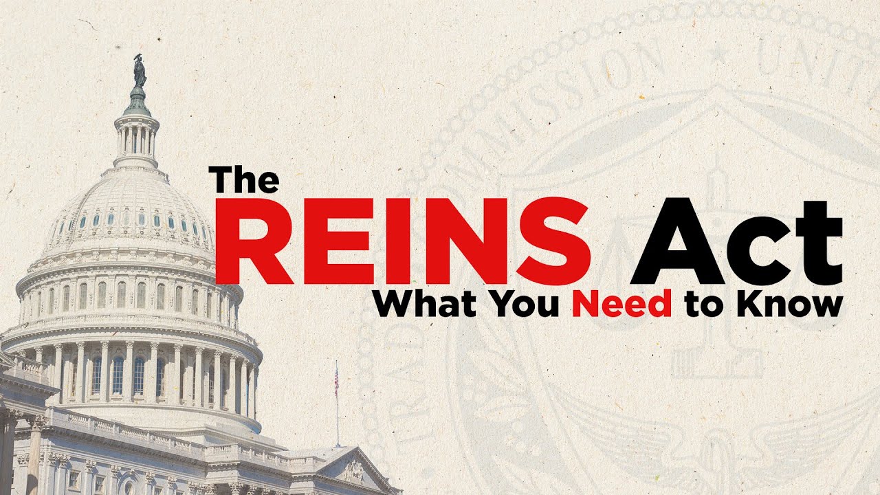 The REINS Act: What You NEED to Know - YouTube