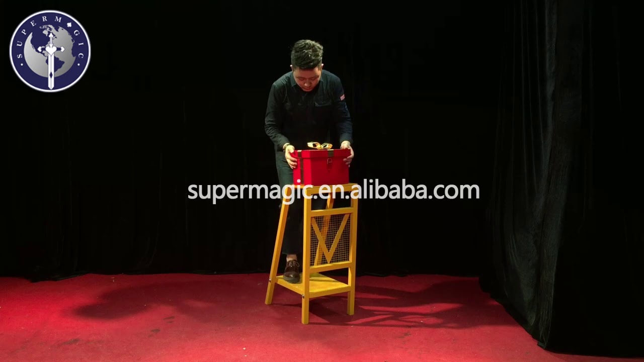 Magic illusion B193 Light & Heavy Box (Gift Box). - YouTube