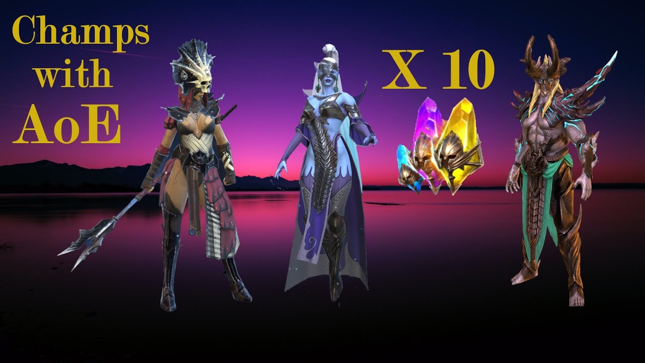 Raid:SL Times Ten Event! | X10 chance for AoE champs on ALL Shards! Yay! Let's NOT pull shards ...