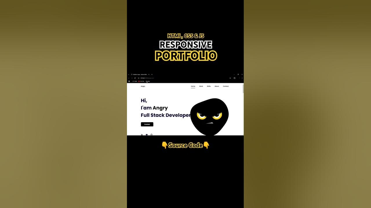 Responsive Portfolio Html Css Javascript Webdesign Webdevelopment Responsivedesign