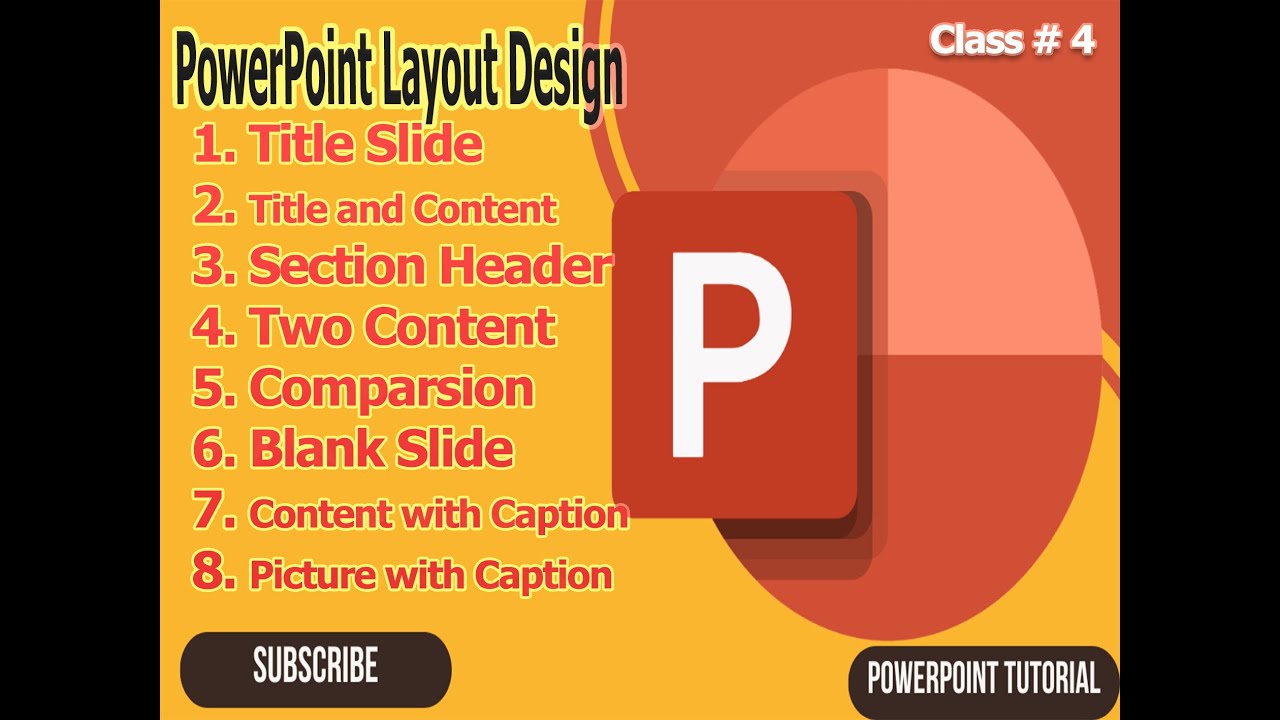 How to set different Layout Design in PowerPoint || Beginner to Advanced Tutorial - YouTube