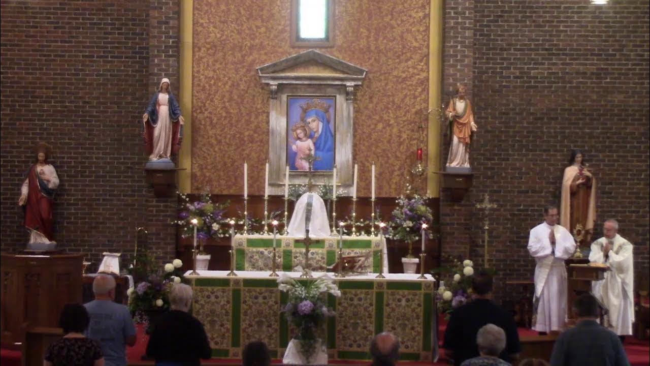 Thursday, The Nativity of the Blessed Virgin Mary, Sept 8th - YouTube