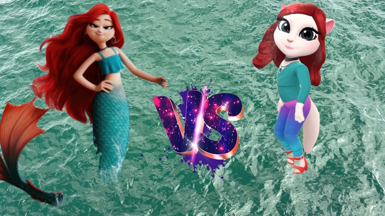 Ruby Gillman Nerissa Vs Angela 2 makeover By My Talking Angela 2 ...