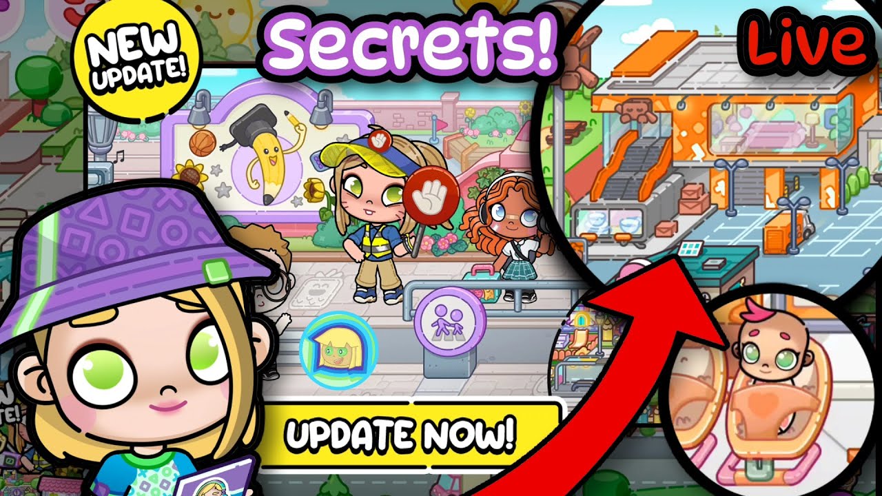 (LIVE) LET'S FIND ALL NEW SECRETS in AVATAR WORLD! (gameplay with ...