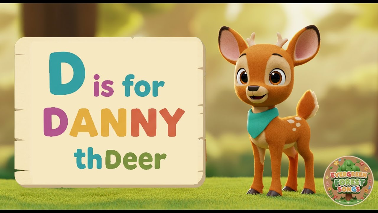 The Alphabet Song | Learn The ABCs | D is for Danny the Deer!! / ABC ...