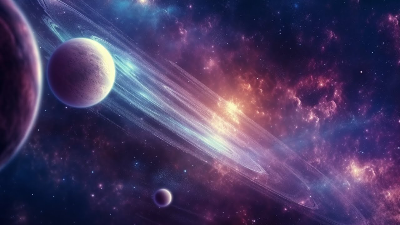 Space Ambient Music • Deep Relaxation Space Scenes [ 4K UHD ]# ...