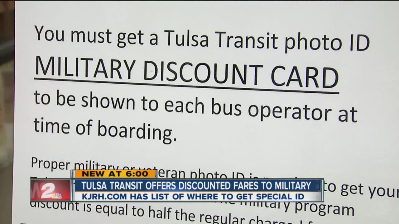 Tulsa Transit offers discounted fares for veterans and active duty ...