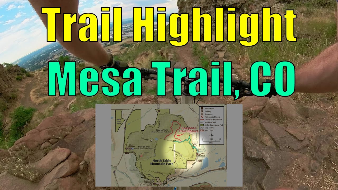 MTB Trail Highlight: Mesa Top Trail at North Table Mountain - YouTube