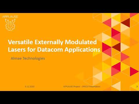 Research: Versatile Externally Modulated Lasers for Datacom ...