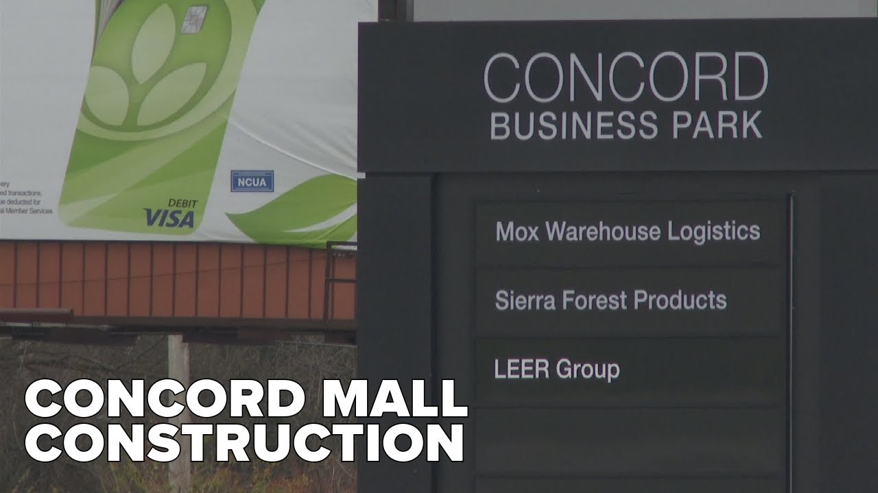 Construction of Concord Mall nearing completion after two years - YouTube