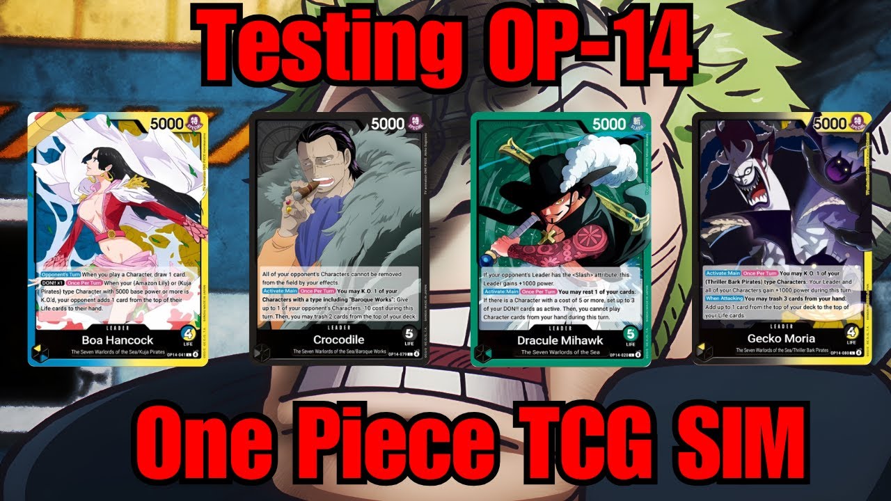 OPTCG SIM | OP-14 Testing with Ty - YouTube