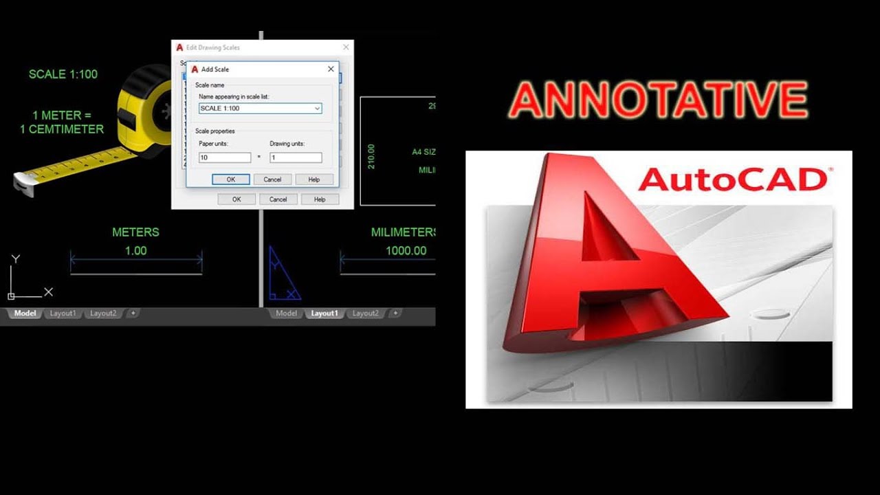 How Use Annotative In AutoCAD YouTube How Use Annotative In AutoCAD YouTube