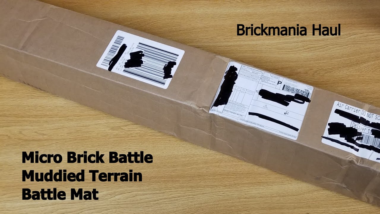 Brickmania Haul, Micro Brick Battle - Muddied Terrain Battle Mat - YouTube