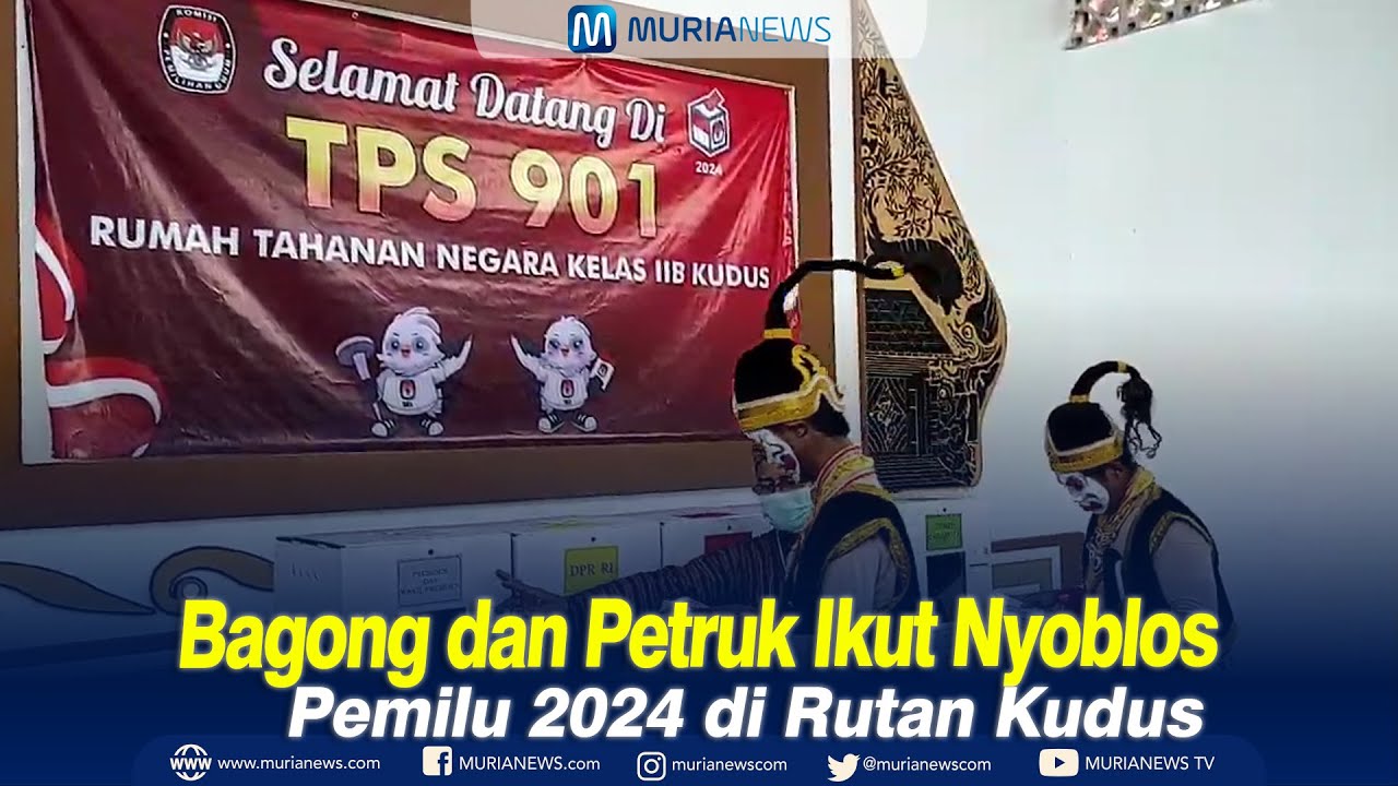 Bagong dan Petruk Ikut Nyoblos Pemilu 2024 di Rutan Kudus - YouTube