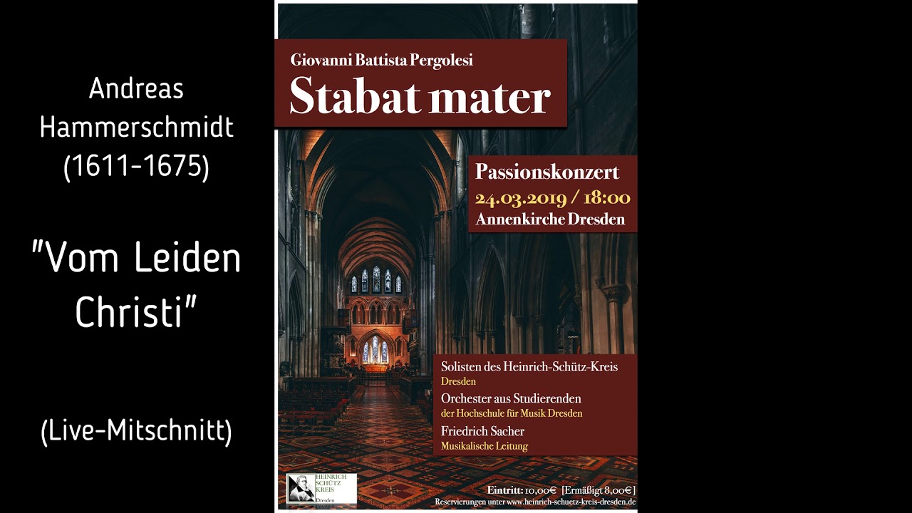 Andreas Hammerschmidt (1611-1675) - Kantate "Vom Leiden Christi ...