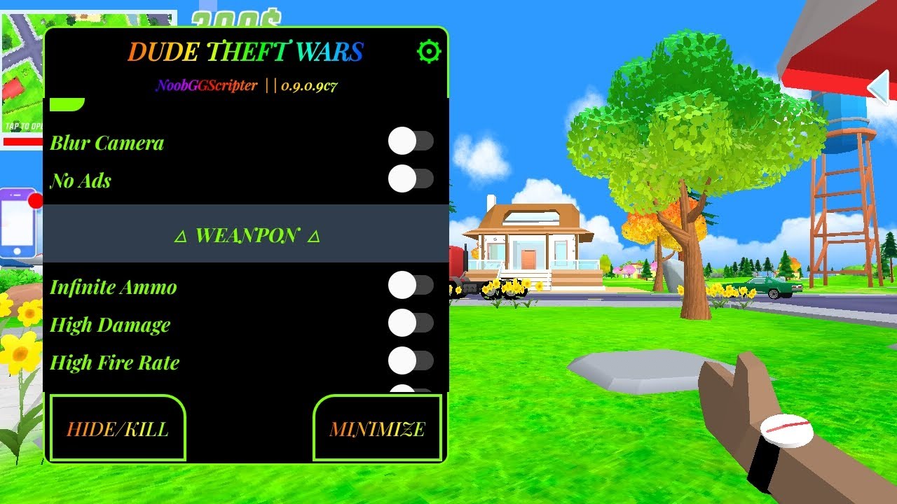 Dude Theft Wars Mod Menu || 0.9.0.9c7 - Fixed Apk - YouTube