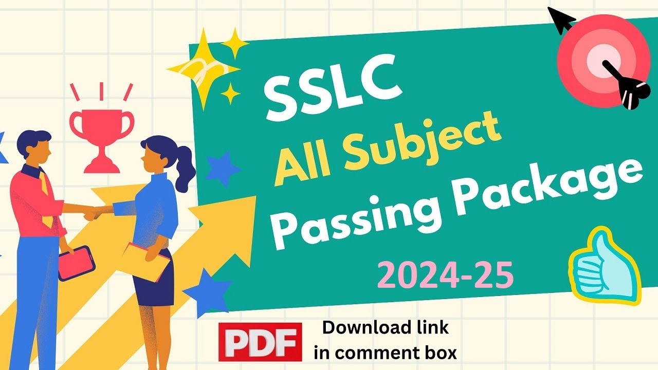 SSLC all subject passing package 2025 | 10th class all subjects and all ...