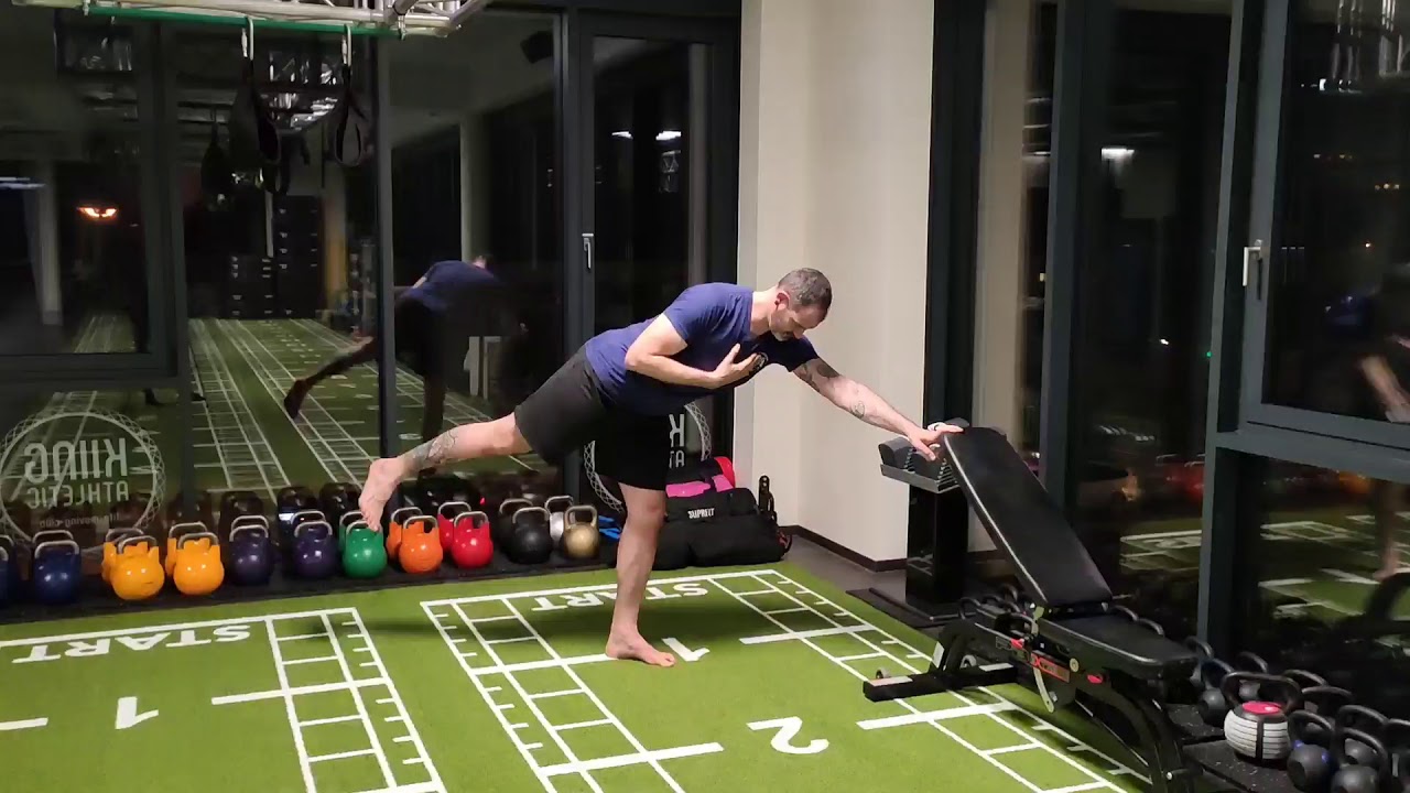 Single Leg Hip Rotation - YouTube