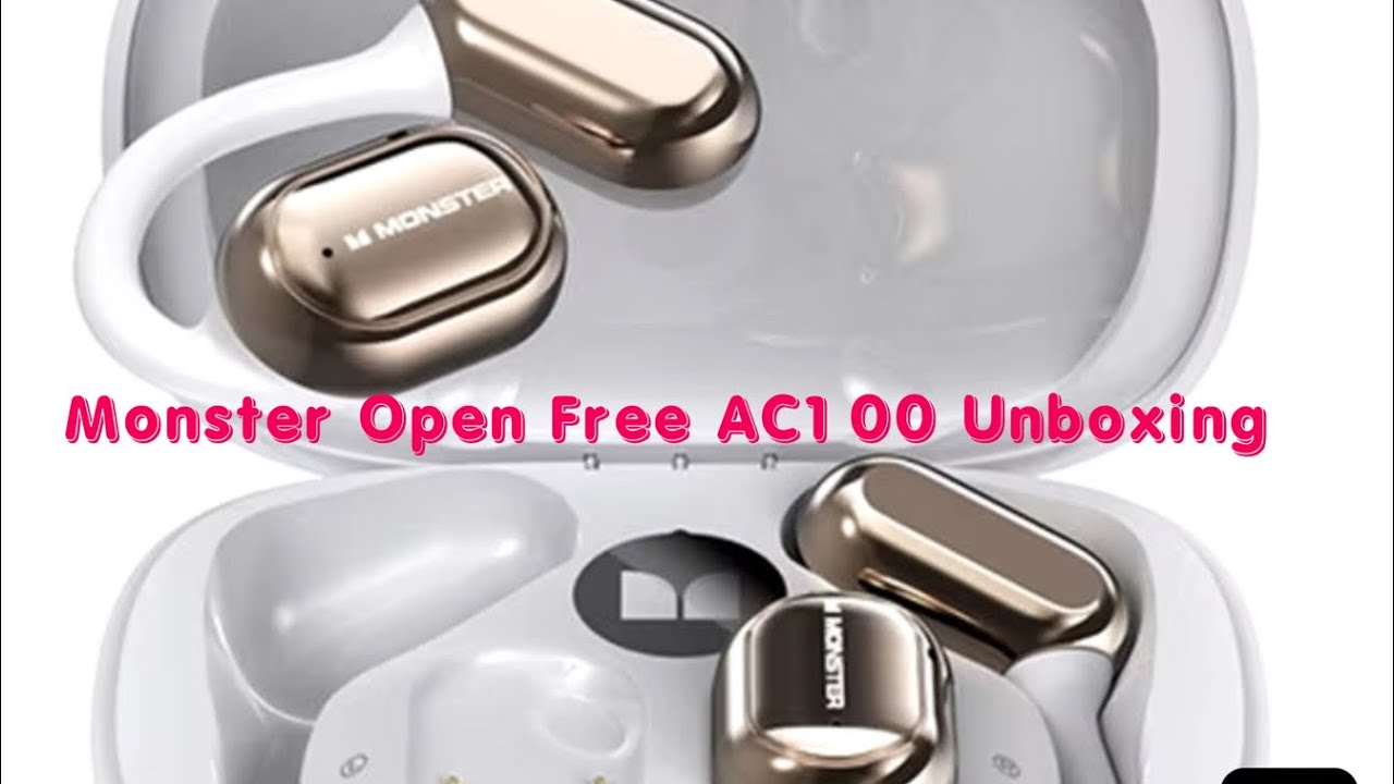 Monster Open Free AC100 Unboxing #unboxing #monster #headphones - YouTube