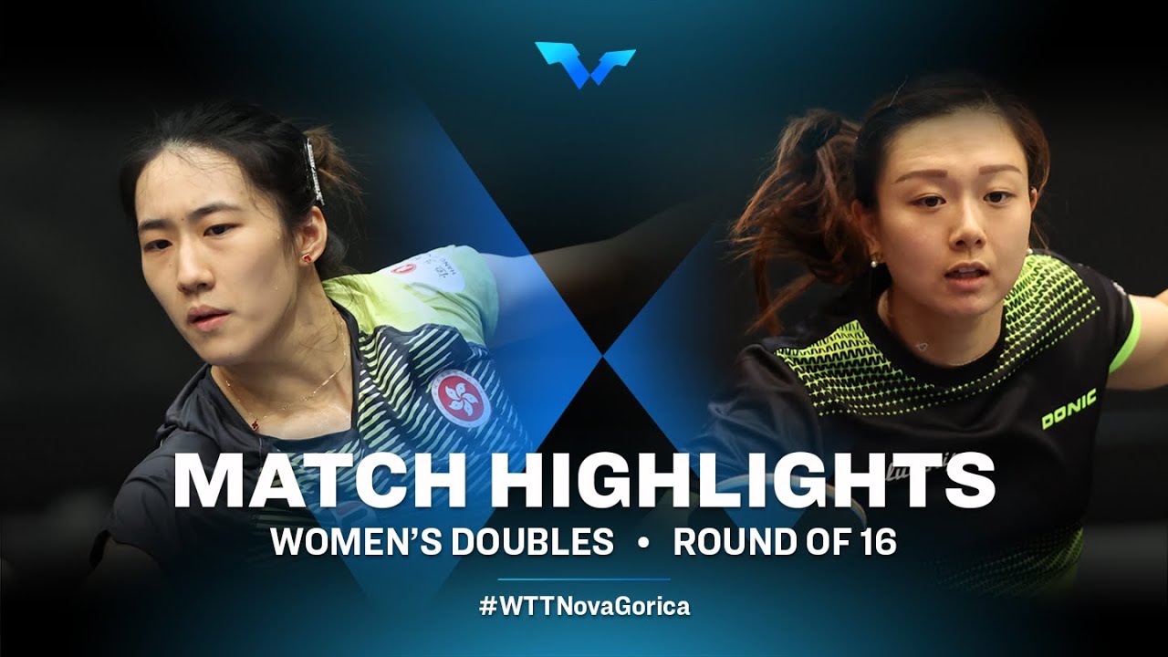 Highlights | Zhu C./Doo H. K. vs Yuan W./Chantal M. | WD R16 | WTT ...