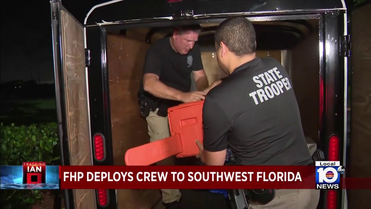 FHP deploys crew to southwest Florida - YouTube
