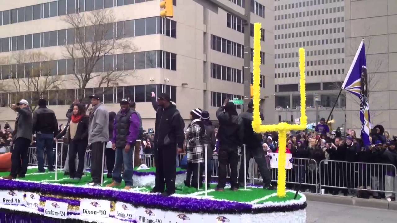 Baltimore ravens Super Bowl parade - YouTube