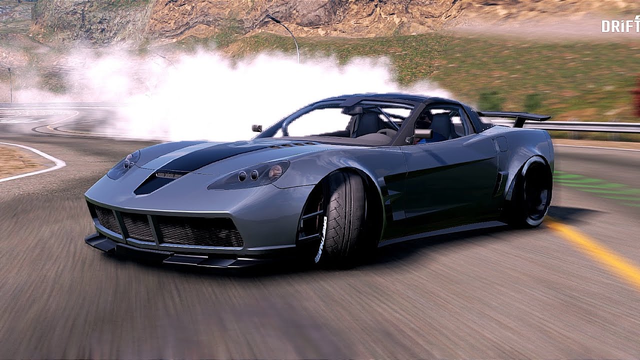 Test drift Chevrolet corvette c6 zr1 - YouTube