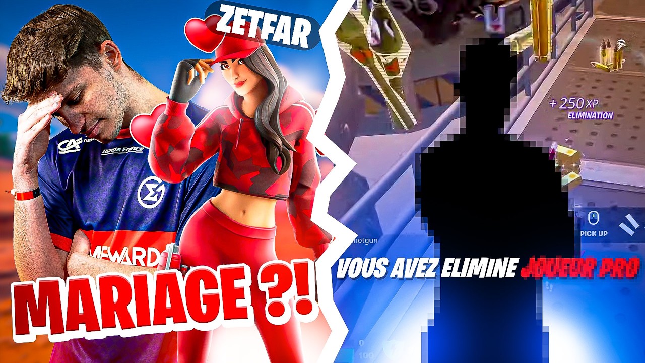 LE MARIAGE AVEC ZETFAR 😍 J'EXPLOSE UN JOUEUR PRO 😳 (best of subathon ...