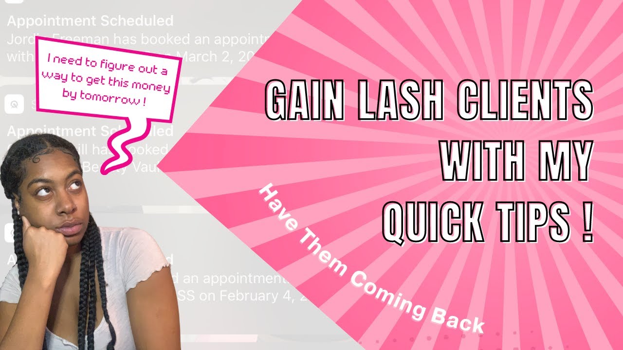 Gain Lash Clients SAME DAY | My Tips To Get Bookings | Lash Tech Tips ...