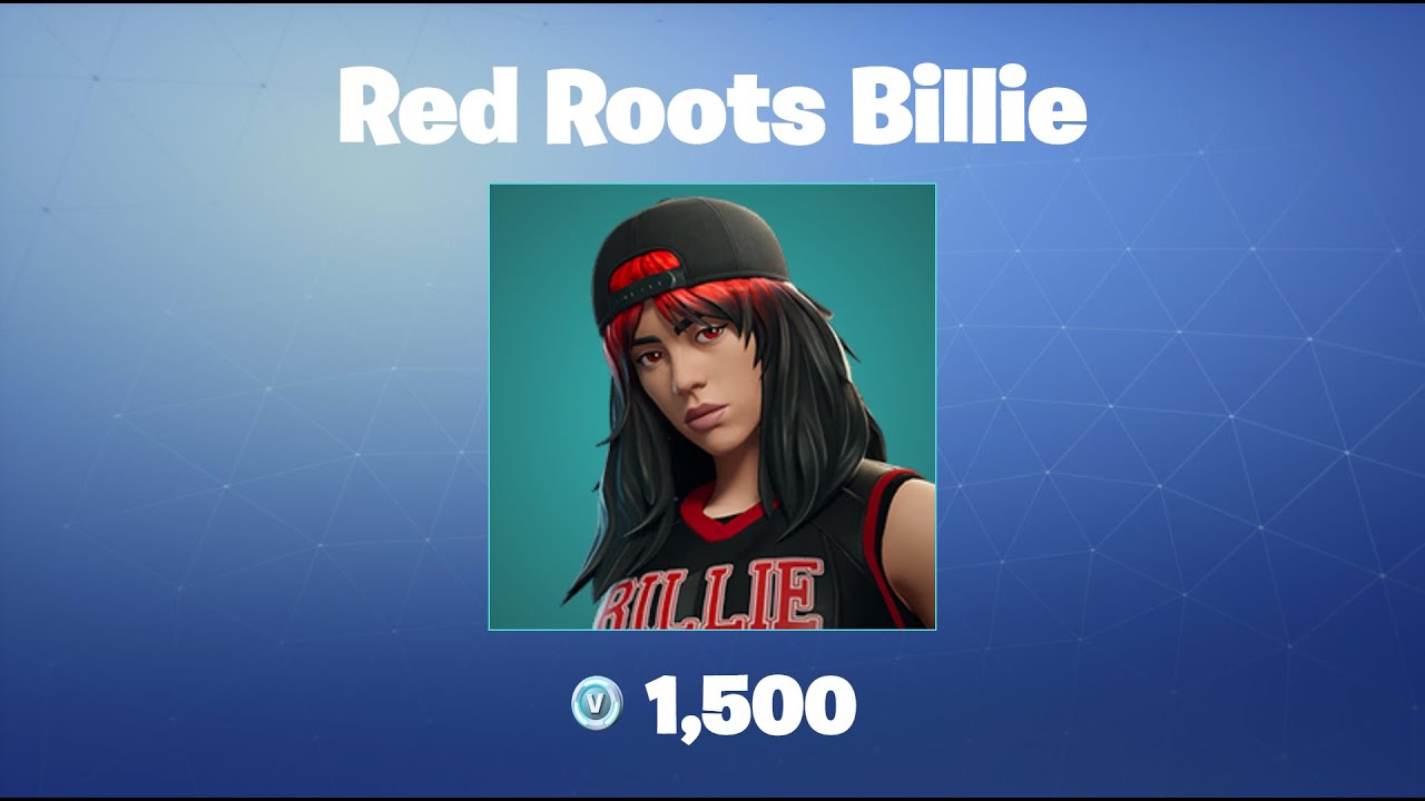 Red Roots Billie | Fortnite Outfit/Skin - YouTube