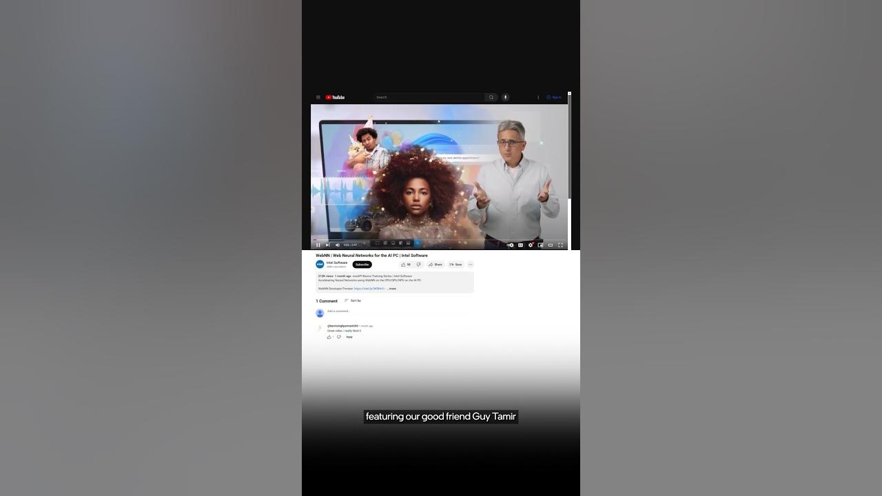 Get a Preview of WebNN for the AI PC | Q2 2024 | AI Quarterly | Intel Software - YouTube