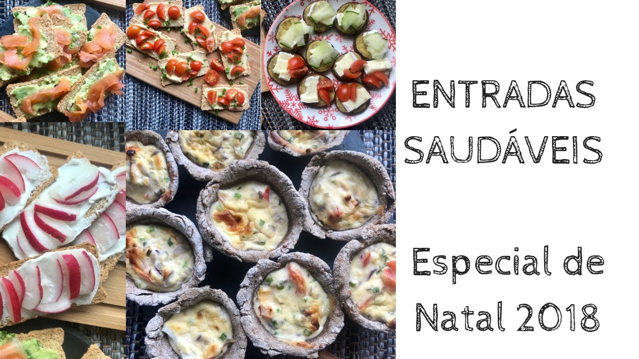 5 receitas de ENTRADAS SAUDÁVEIS para a tua mesa de NATAL Especial de ...