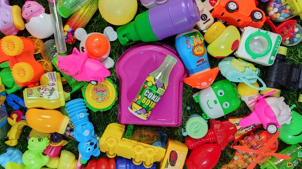 Various Unique Candy Container Characters, There Are Chocolate Bottles ...