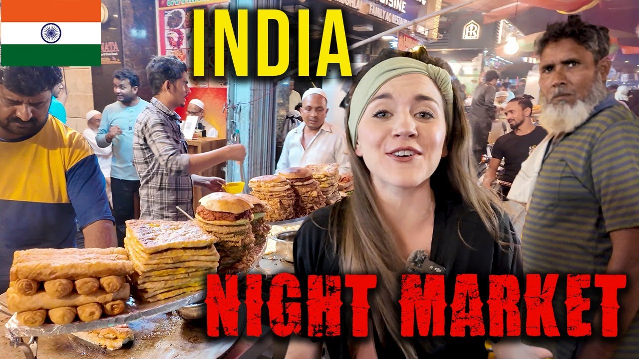 INDIA'S CRAZIEST NIGHT MARKET | Indian Street Food OVERLOADED!! - YouTube