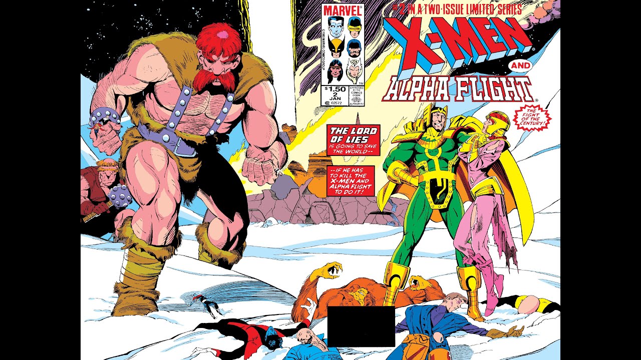 X-Men & Alpha Flight #2, Paul Smith & Chris Claremont, Marvel Comics ...