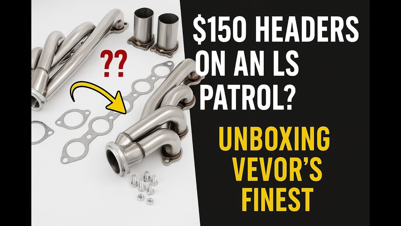 Unboxing VEVOR LS Swap Headers for Our Patrol Build - YouTube